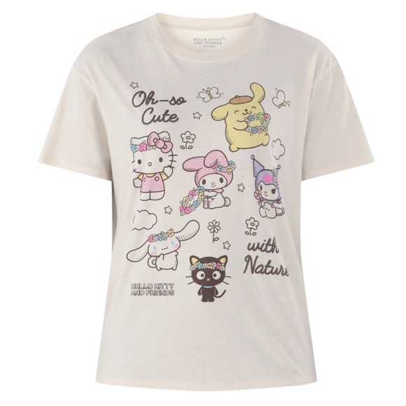 Hello Kitty | Tops | Hello Kitty Friends Graphic Tee Oh So Cute In ...